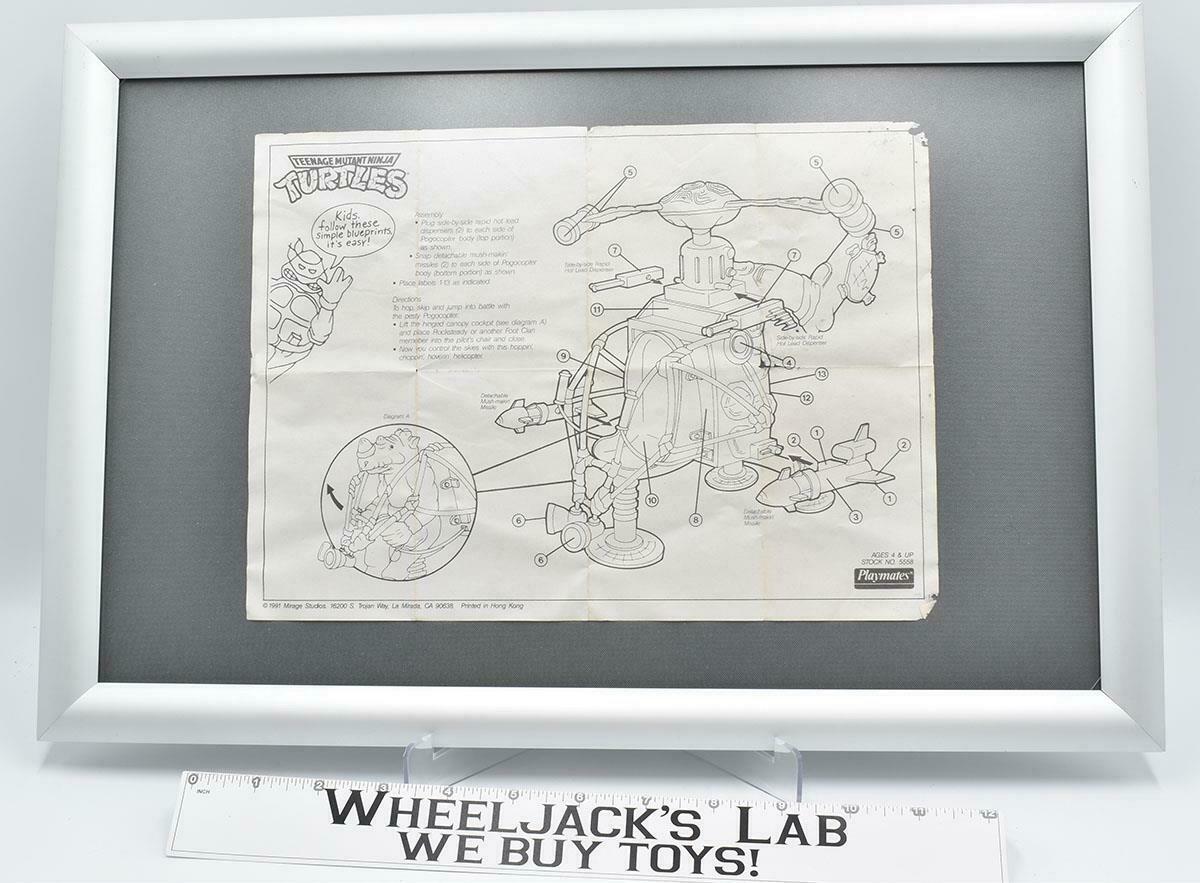 Teenage Mutant Ninja Turtles Blueprint ONLY 1990 Mutant Module 5624 ...