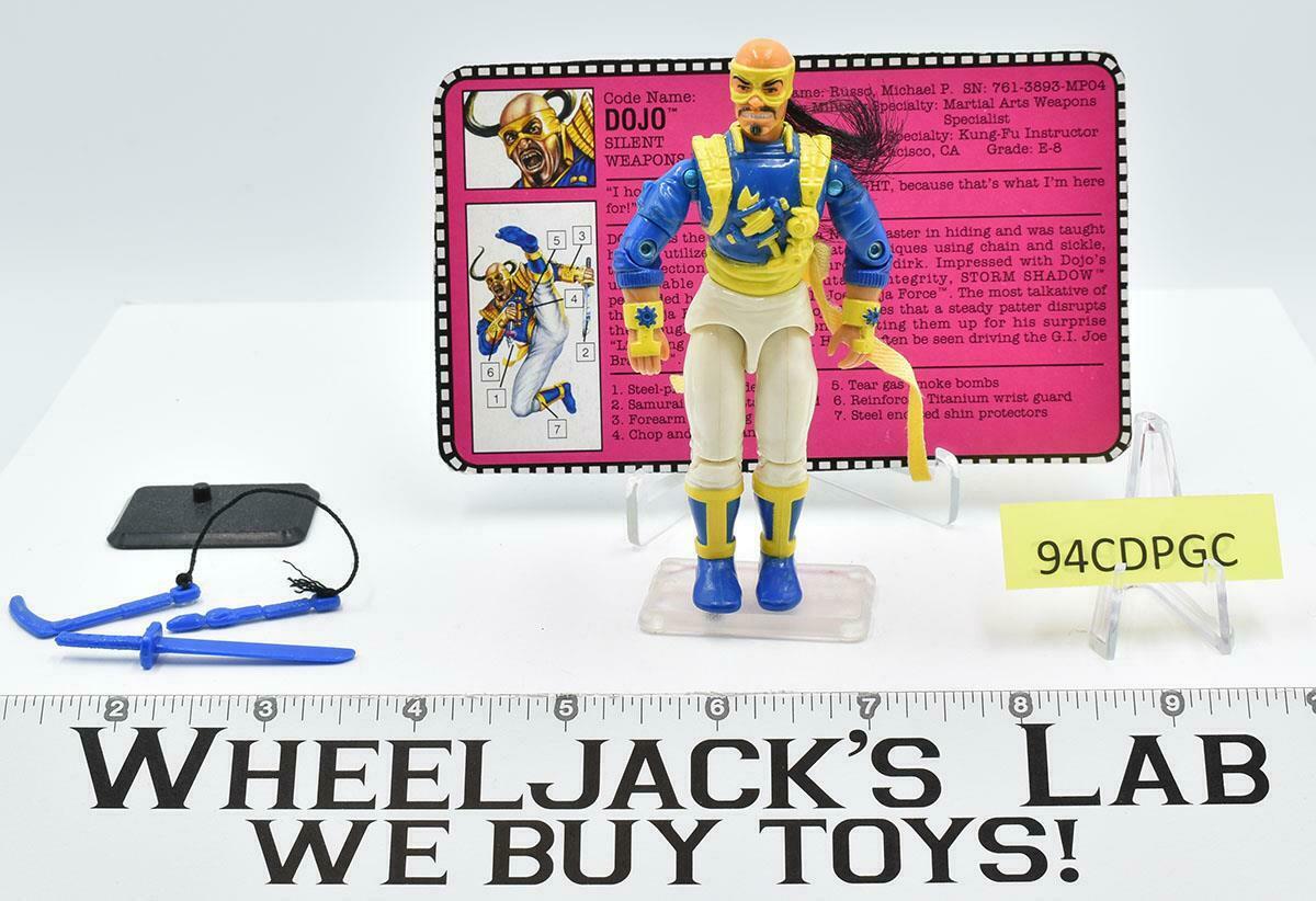 Dojo 100% Complete GI Joe ARAH Vintage Hasbro 1992 Action Figure ...