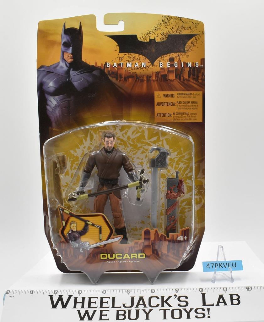 Ducard Batman Begins NEW MOSC 2005 Mattel Action Figure - Wheeljack's Lab