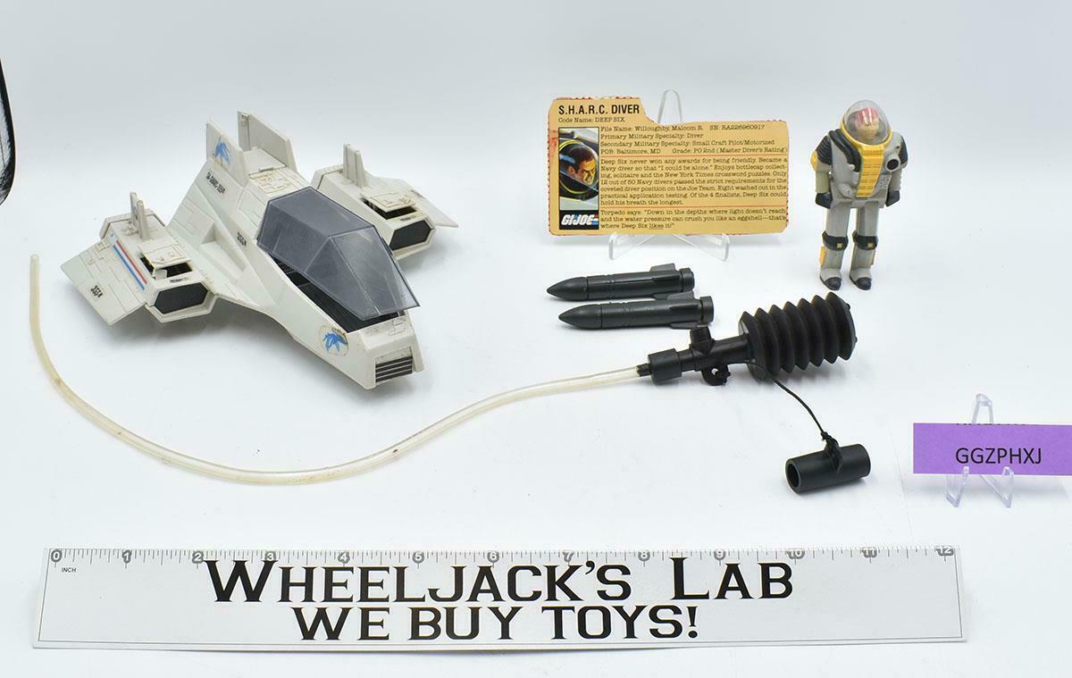 Sharc Flying Submarine S.H.A.R.C. 100% Complete 1984 GI Joe Hasbro ...
