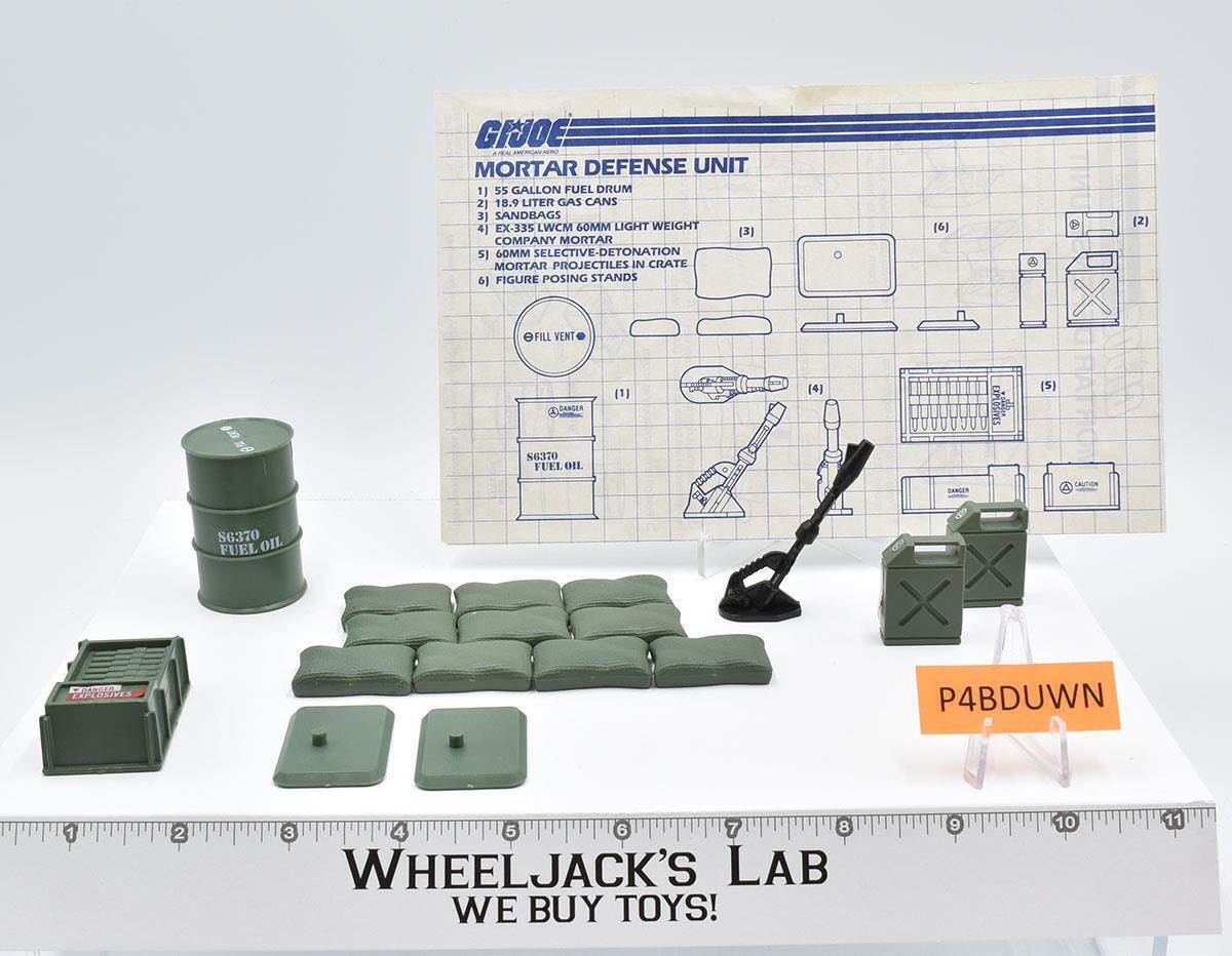 Mortar Defense Unit 100% Complete 1984 GI Joe ARAH Hasbro Action ...