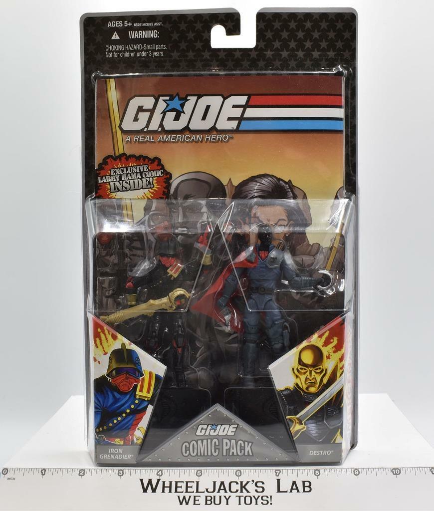 Iron Grenadier & Destro G.I Joe Comic Pack 2008 Hasbro SEALED MISB ...