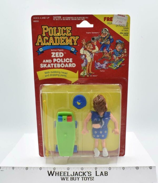 Zed & Police Skateboard MOSC Original Police Academy 1988 Kenner ...