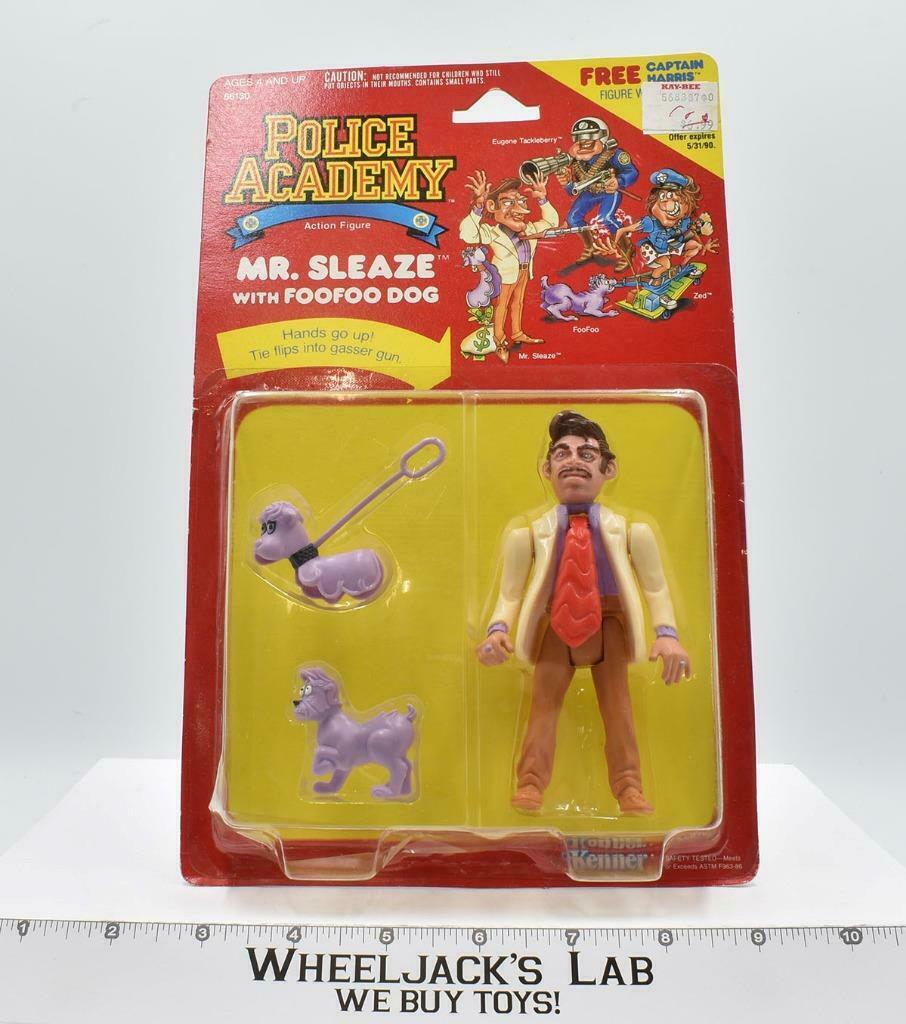 Mr. Sleaze & FooFoo Dog MOSC Original Police Academy 1988 Kenner ...