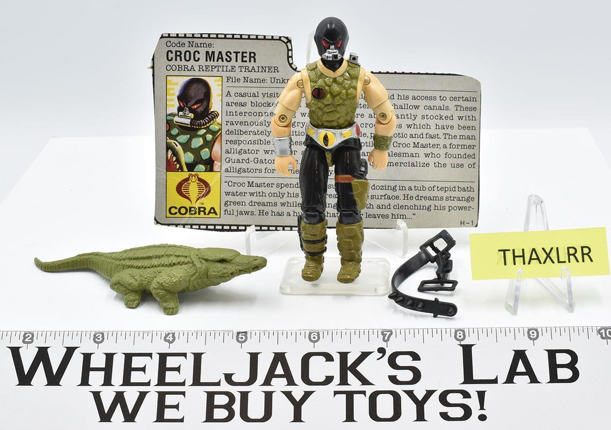 Croc Master V1 GI Joe ARAH Vintage Hasbro 1987 Action Figure ...