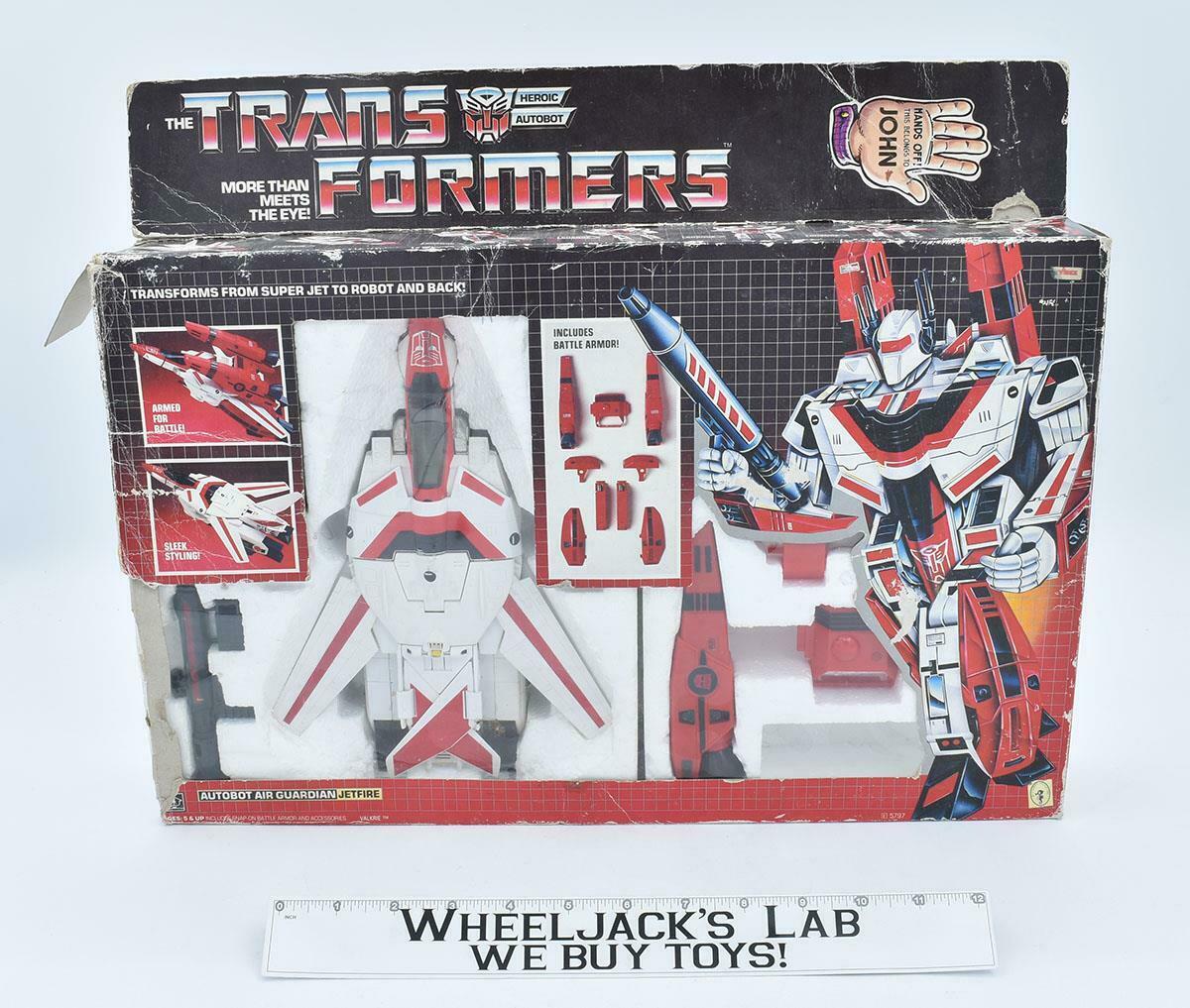 Jetfire 100% Complete w Box 1985 Vintage G1 Transformers Action Figure ...