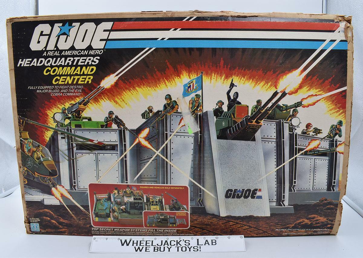 Headquarters Command Center UNBROKEN MINTY G.I. Joe 1983 Hasbro Vintage Playset - Wheeljack's Lab