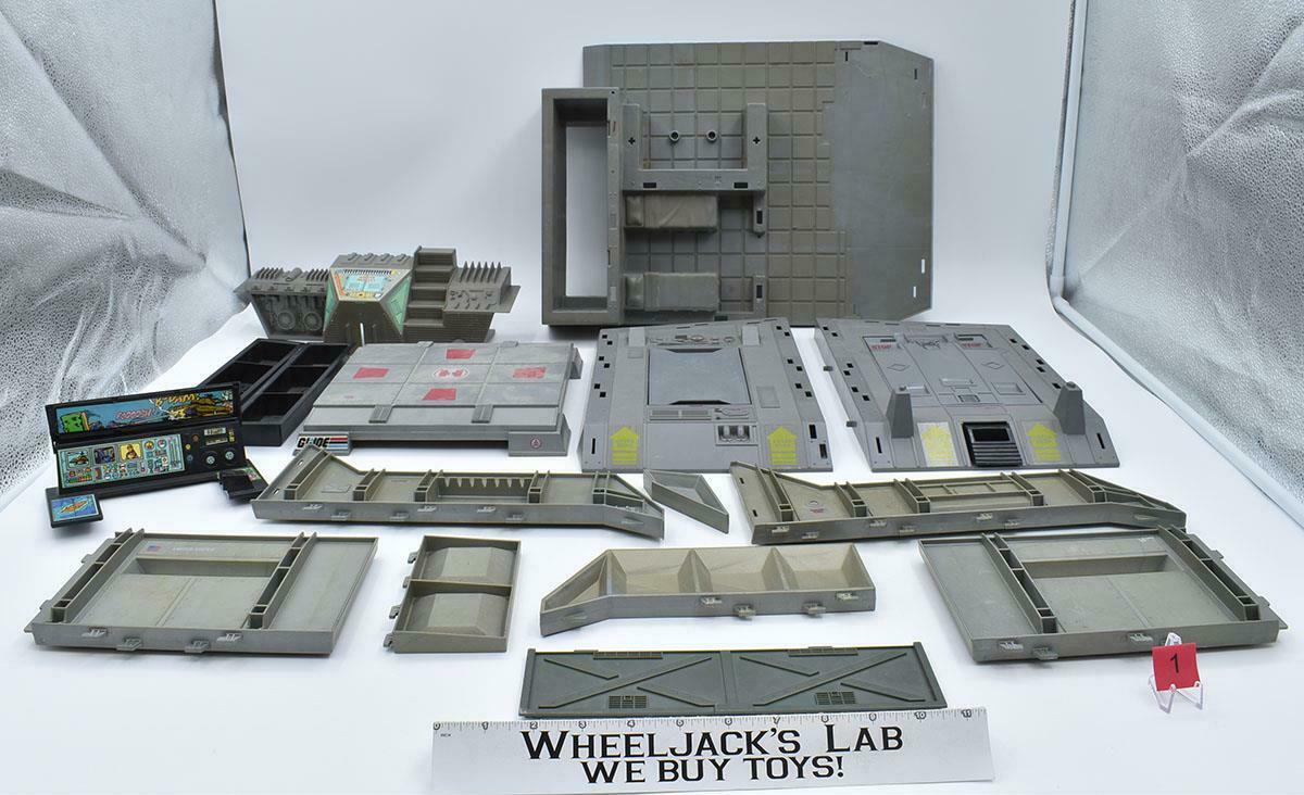 Headquarters Command Center #1 Various Piece LOT NO REPRO GI Joe 1983 Hasbro - Wheeljack's Lab