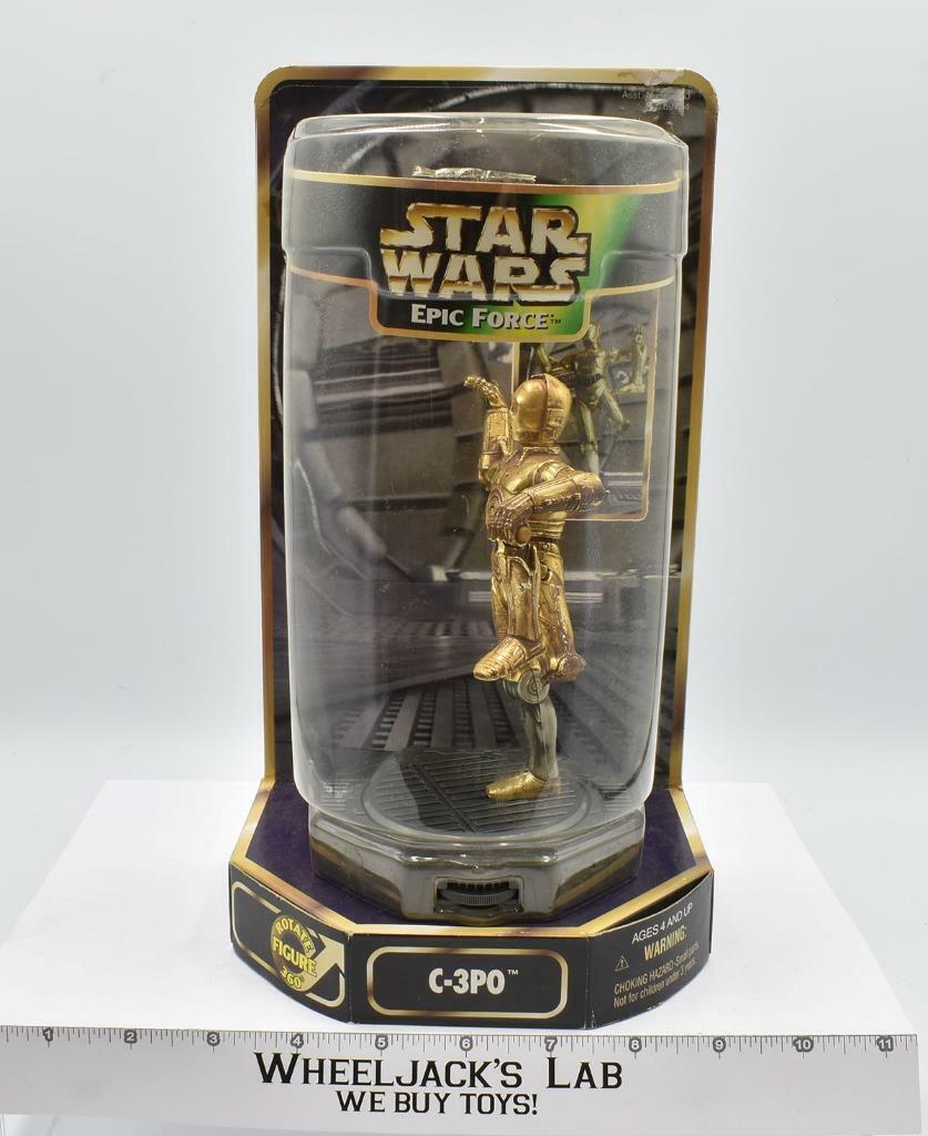 C-3PO Epic Force Rotate Figure 360 NEW MISB 1997 Star Wars Kenner ...