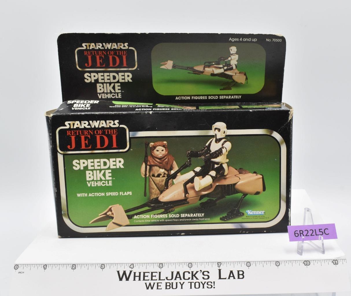 Speeder Bike 100% Complete W/Box Star Wars ROTJ Kenner 1983 Figure Vehicle - Wheeljack's Lab