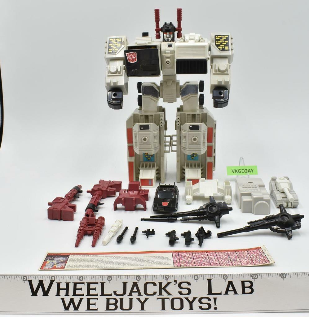 Metroplex 100% Complete Vintage 1985 G1 Transformers Hasbro Action ...