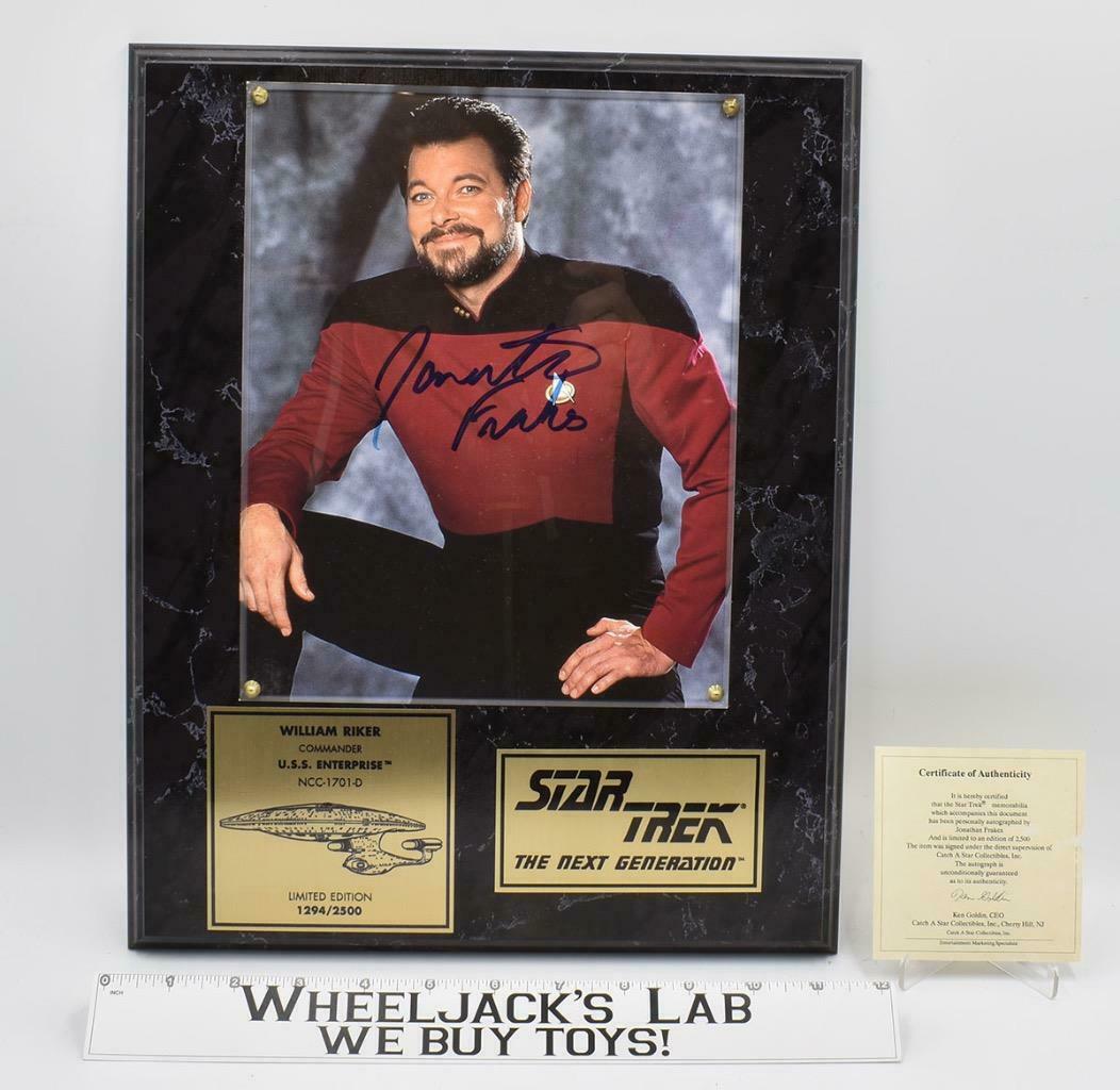 Commander William Riker Star Trek Next Generation AUTOGRAPHED Plaque ...