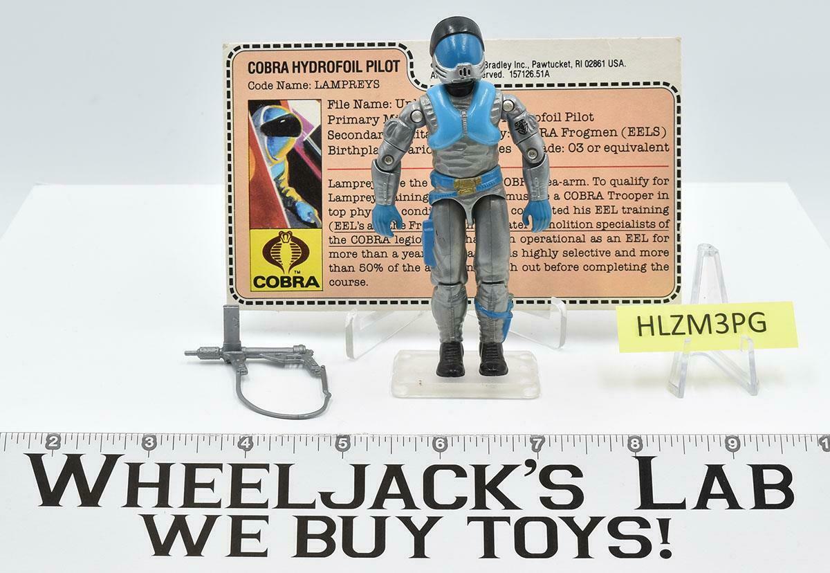 Lampreys 100% Complete GI Joe V1 ARAH Vintage Hasbro 1985 Action Figure ...