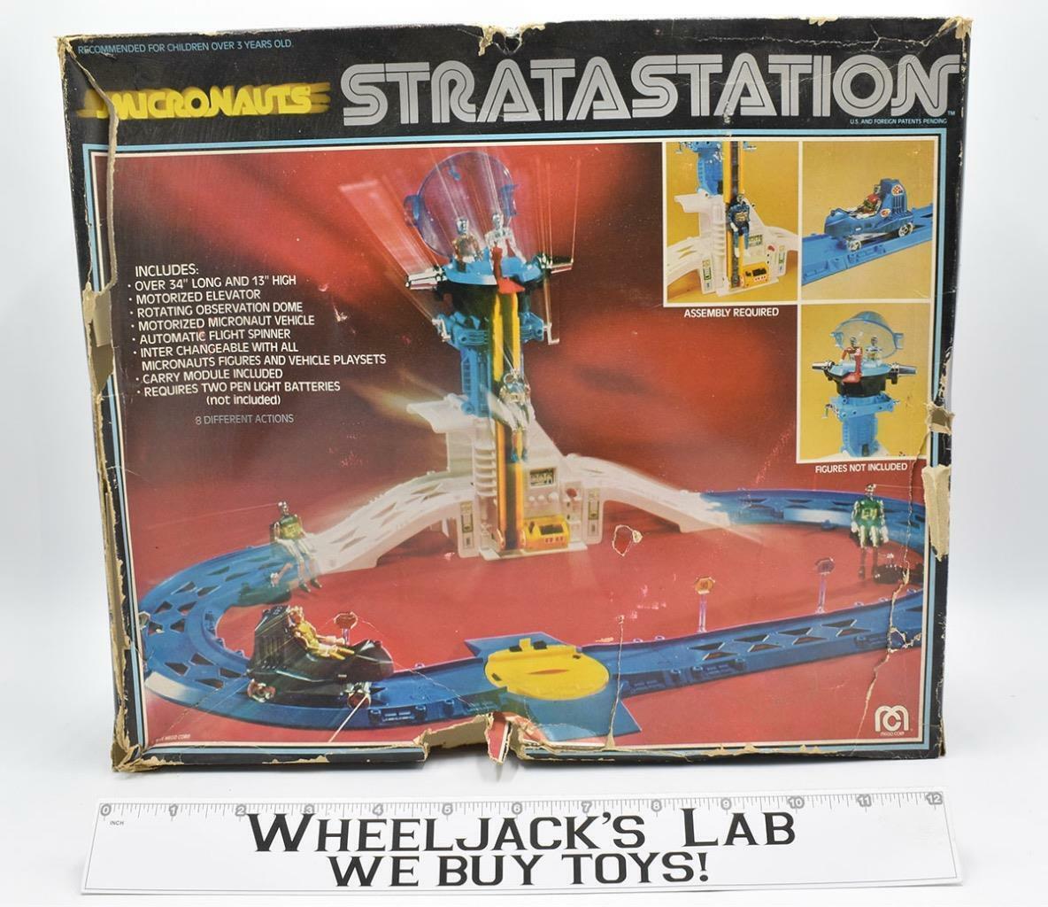 Strata Station w Box Mego Micronauts Vintage Action Figure Vehicle 1976 ...