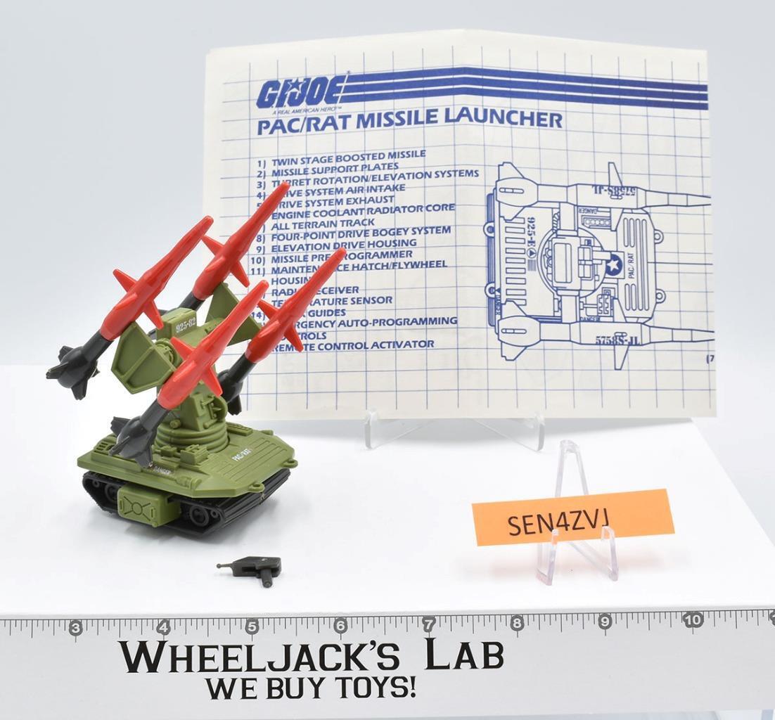 Pac/Rat Missile Launcher 1983 GI Joe Hasbro Vintage ARAH Action Figure ...