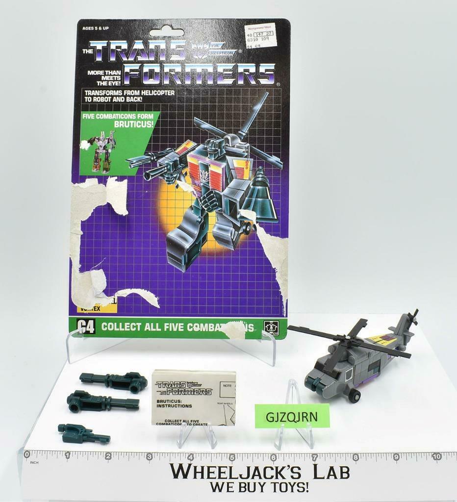 Vortex 100% Complete W/CARDBACK 1985 Vintage G1 Transformers ...