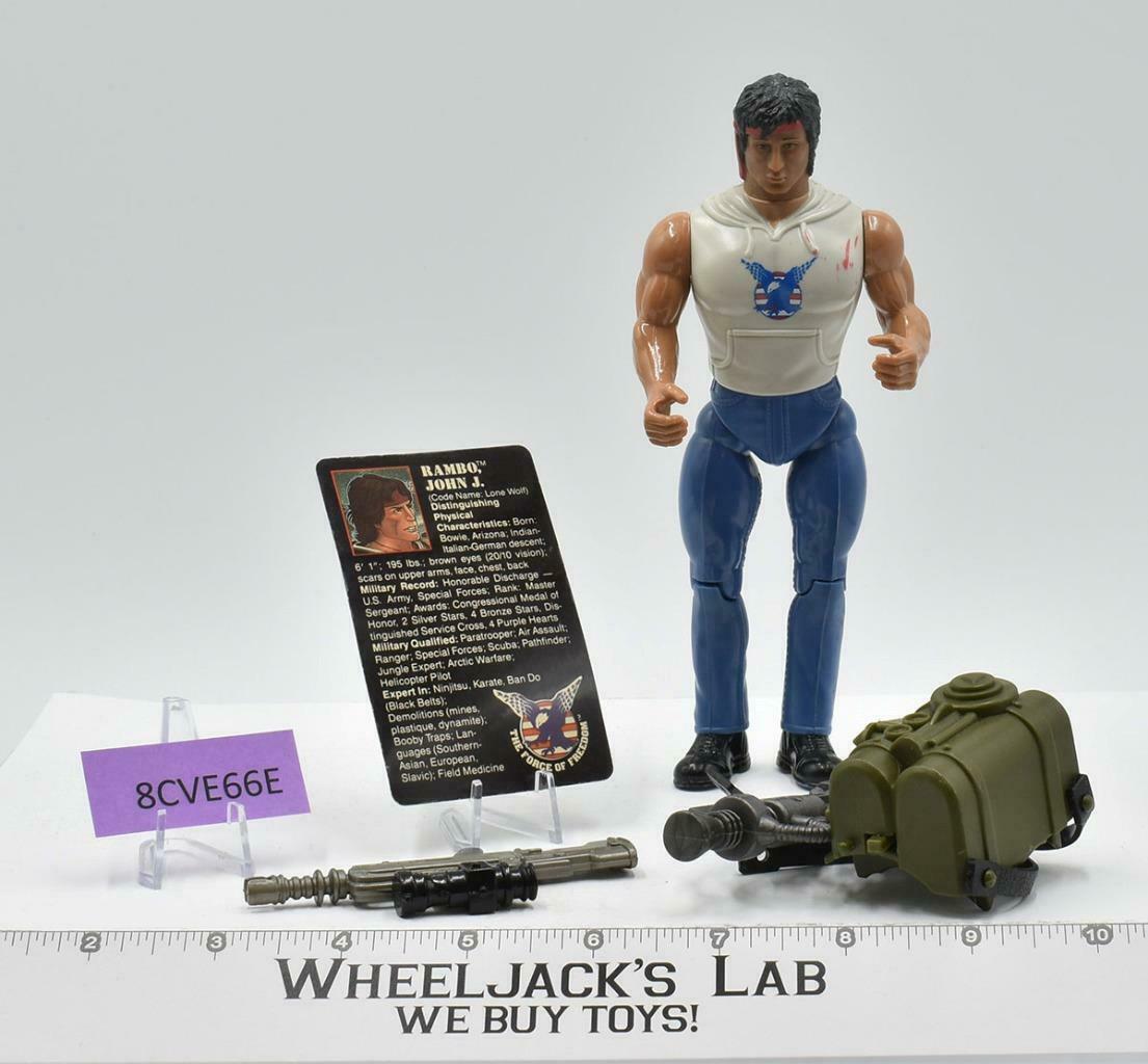Fire Power John Rambo Sylvester Stallone Rambo 1986 Coleco Vintage ...
