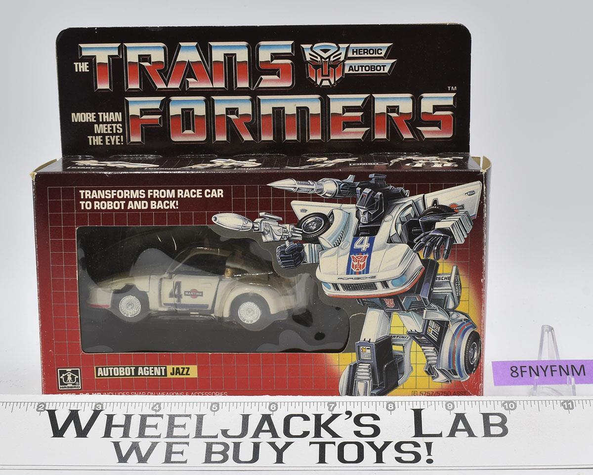 Jazz NICE FIG & BOX 100% Complete Boxed 1984 Vintage Hasbro G1 ...