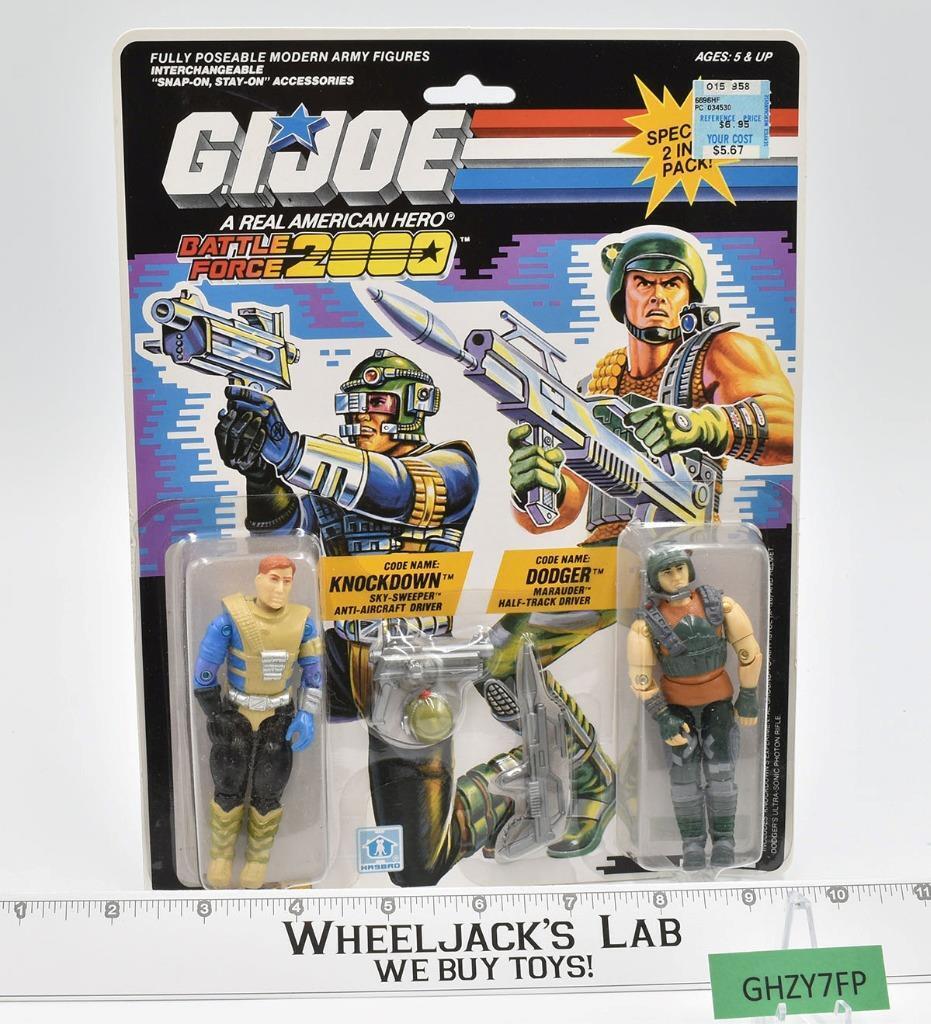 Knockdown & Dodger GI Joe Battle Force 1987 Hasbro Figure MOSC SEALED ...