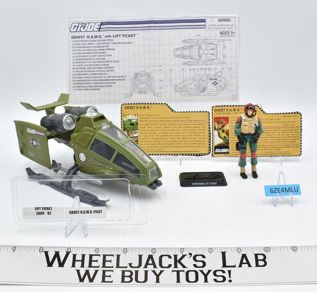 Ghost Hawk W/ Lift Ticket G.I. Joe 25th Anniv. 2009 Hasbro Vehicle ...