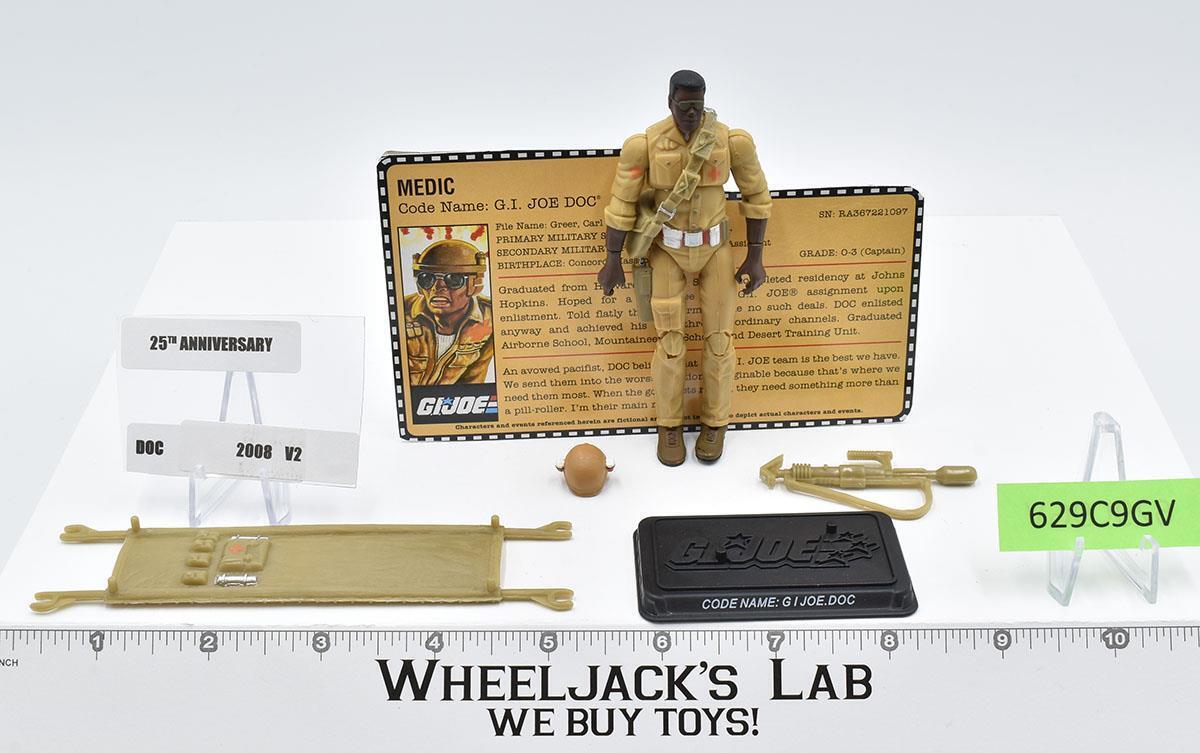 Medic Doc MAIL AWAY 100% Complete GI Joe 25th Anniversary 2008 Hasbro ...