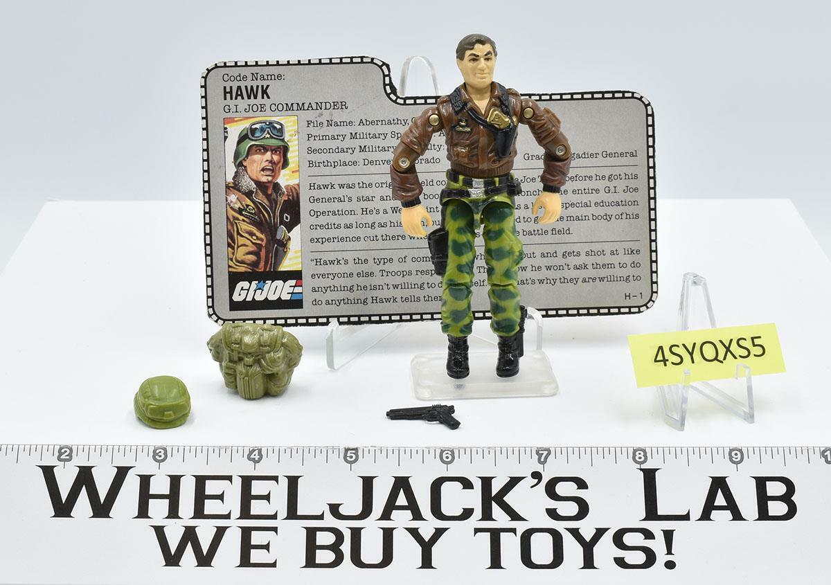 Hawk V2 100% Complete 1986 GI Joe Hasbro ARAH Vintage Action Figure ...