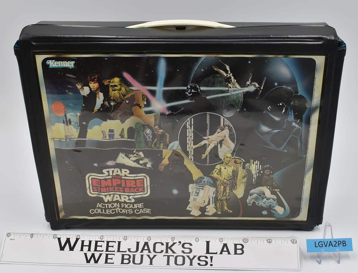 Star Wars Vinyl Mini-Action Figure Case W/2 Trays 1977 Kenner Vintage ...
