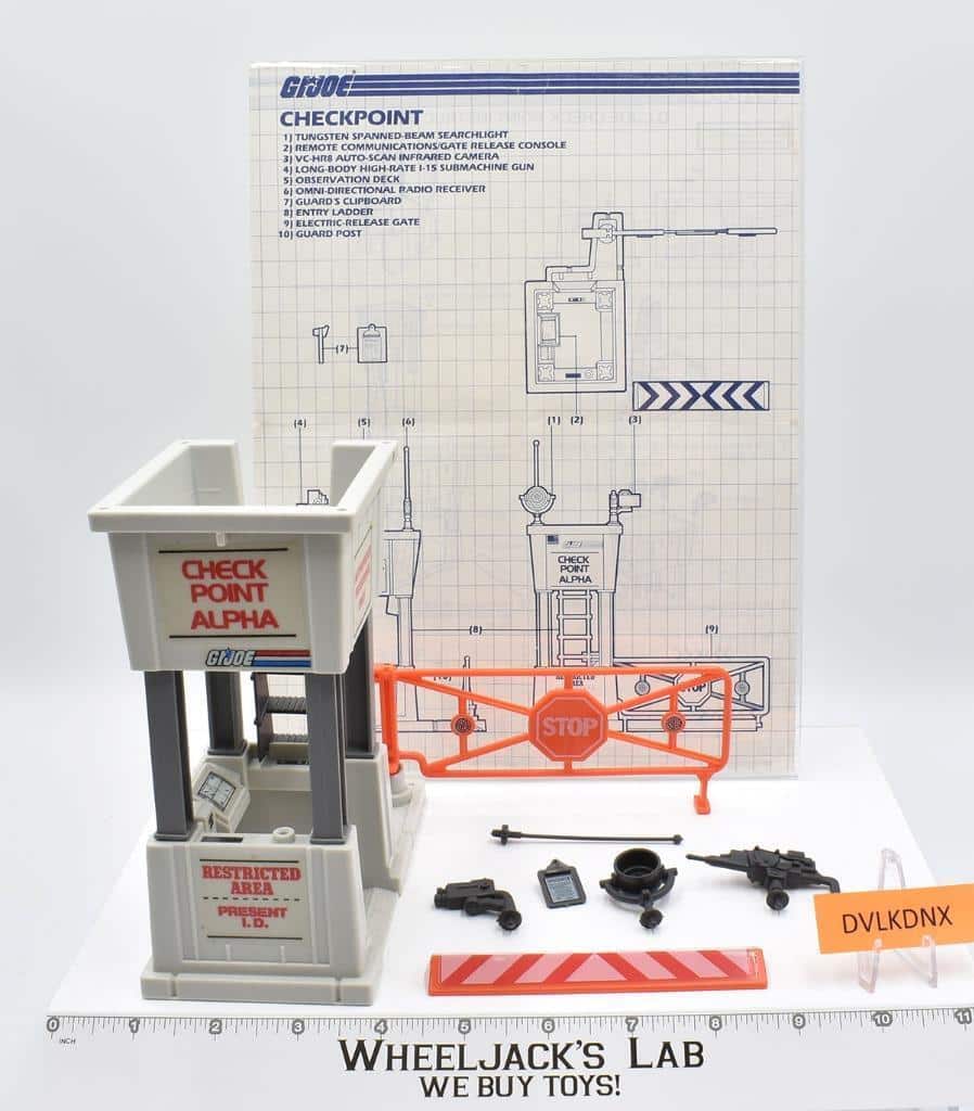 Check Point Alpha Battle Station 100% Complete GI Joe 1985 Hasbro ...