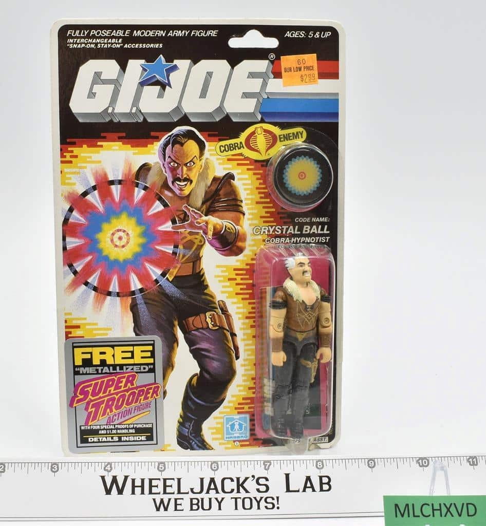 Crystal Ball GI Joe ARAH 1987 Hasbro Vintage Action Figure NEW ...