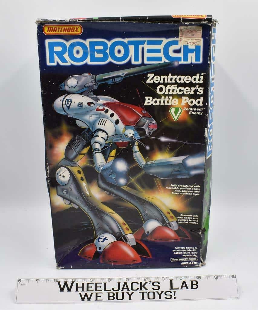 Zentraedi Officer's Battle Pod MIB Matchbox Robotech 1986 Vintage ...