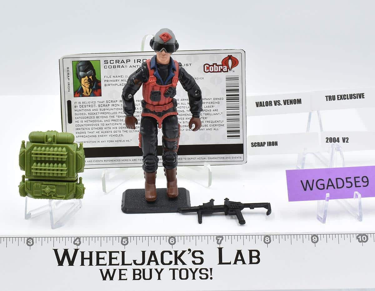 Scrap Iron v2 GI Joe Cobra Strike Team 2004 Hasbro Action Figure ...