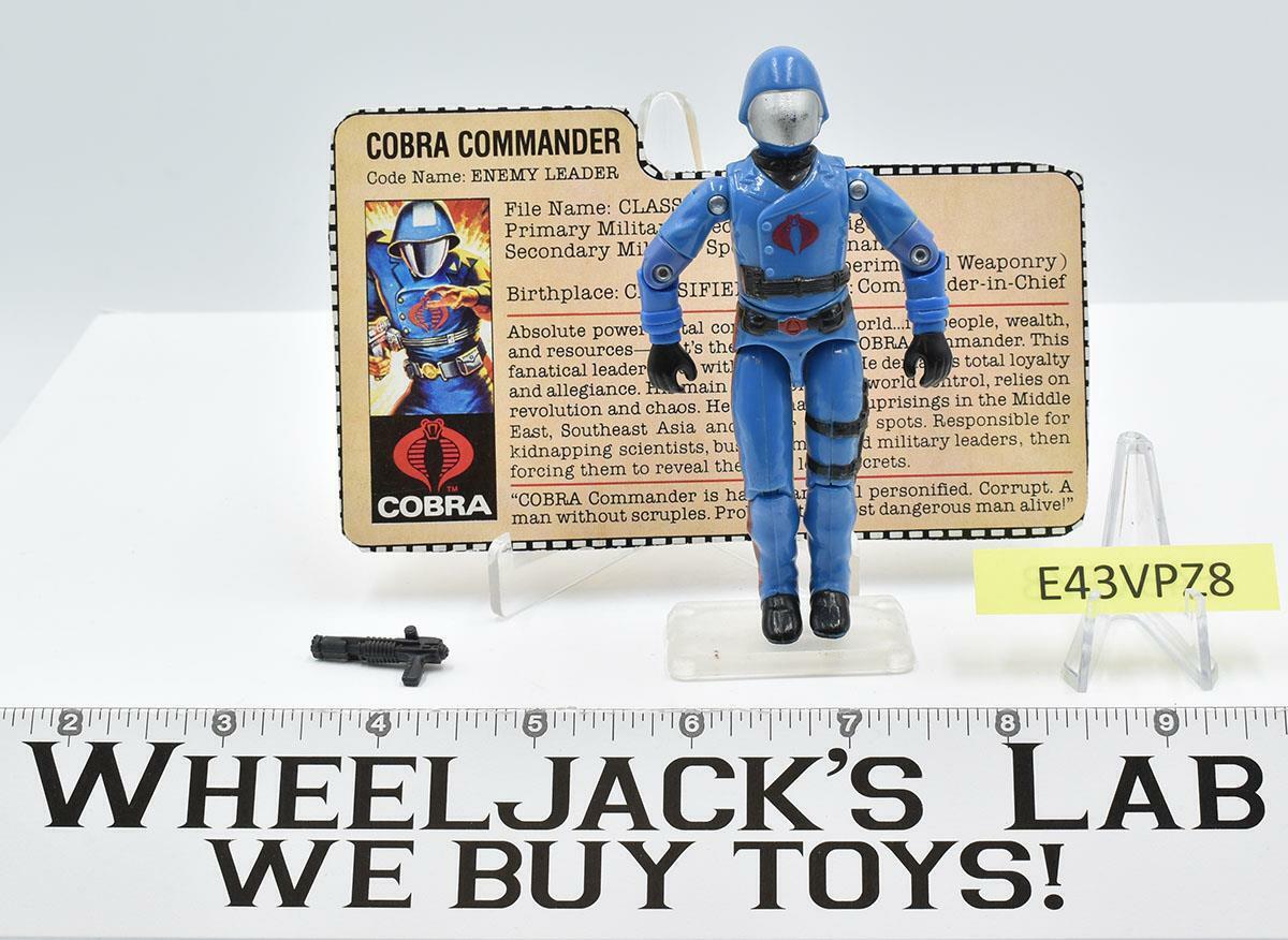 Cobra Commander V1.5 100% Complete GI Joe Vintage Hasbro 1983 Action ...