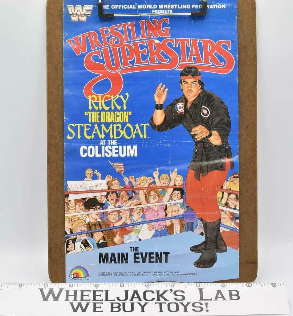 Ricky The Dragon Steamboat Original Poster 1985 WWF LJN Wrestling ...