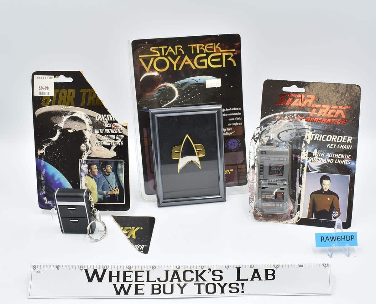 Lot of Star Trek Keychains W/Cardbacks Tricorders - Wheeljack's Lab