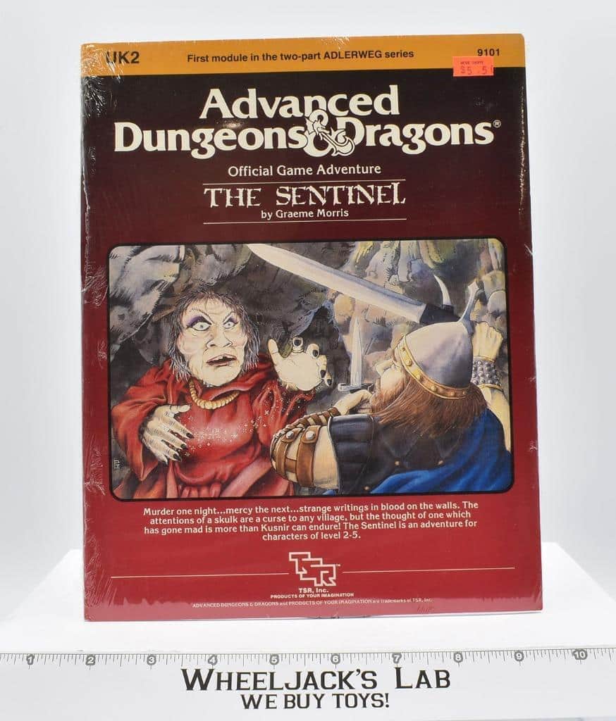 The Sentinel Adventure Module Advanced Dungeons & Dragons 1983 SEALED ...