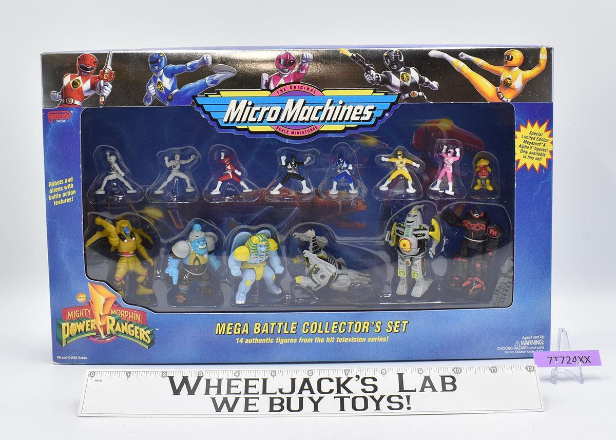 Micro Machines Mega Battle Collector's Set Power Rangers MISB MMPR 1994 ...