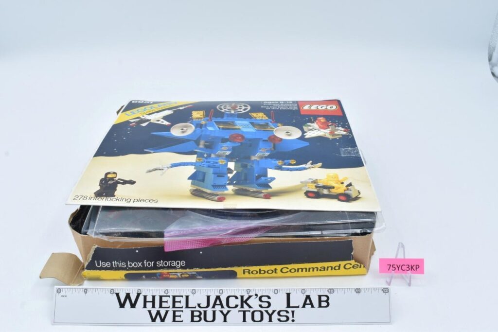 Legoland Space System 6951 Robot Command Center Lego 1984 278pc Set ...