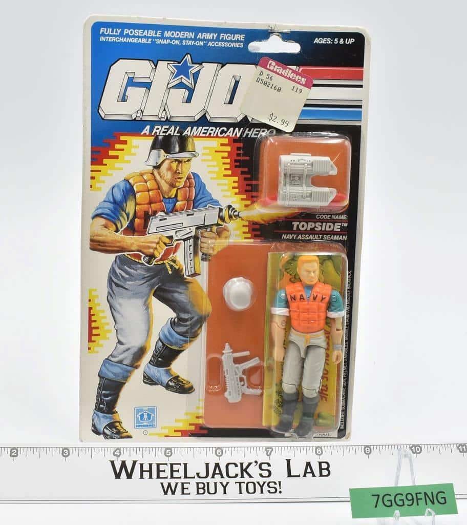 Topside GI Joe ARAH 1990 Hasbro Vintage Action Figure NEW MOSC SEALED ...