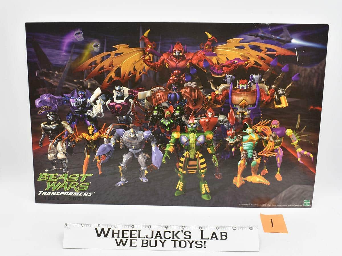 Botcon 3H 2001 #1 Promo Beast Wars Prints Poster Predacons Transformers ...