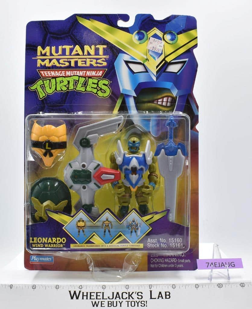 Leonardo Wind Warrior TMNT Mutant Masters 1997 Playmates MOSC NEW ...
