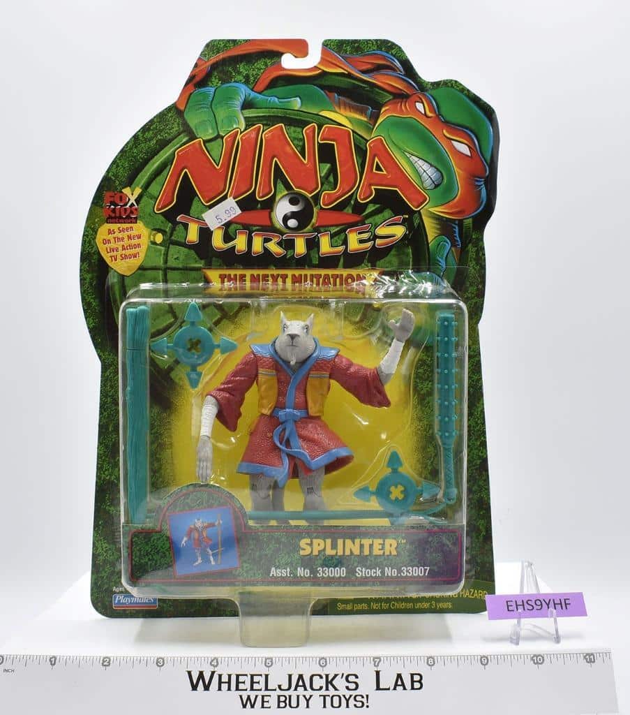 Splinter Teenage Mutant Ninja Turtles TMNT Next Mutation Playmates MOSC ...