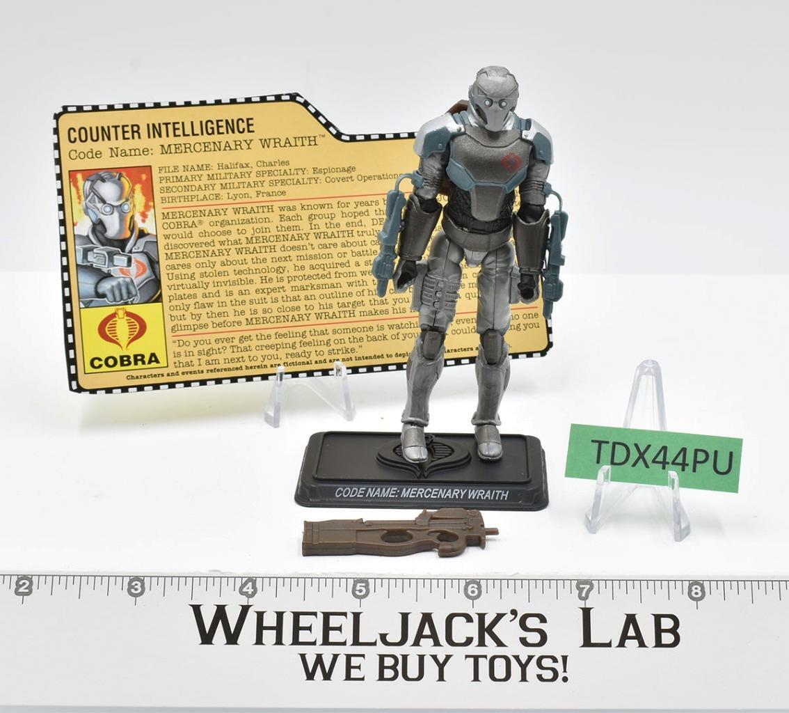 Mercenary Wraith v1A 100% Complete GI Joe 25th Anniversary 2008 Hasbro ...