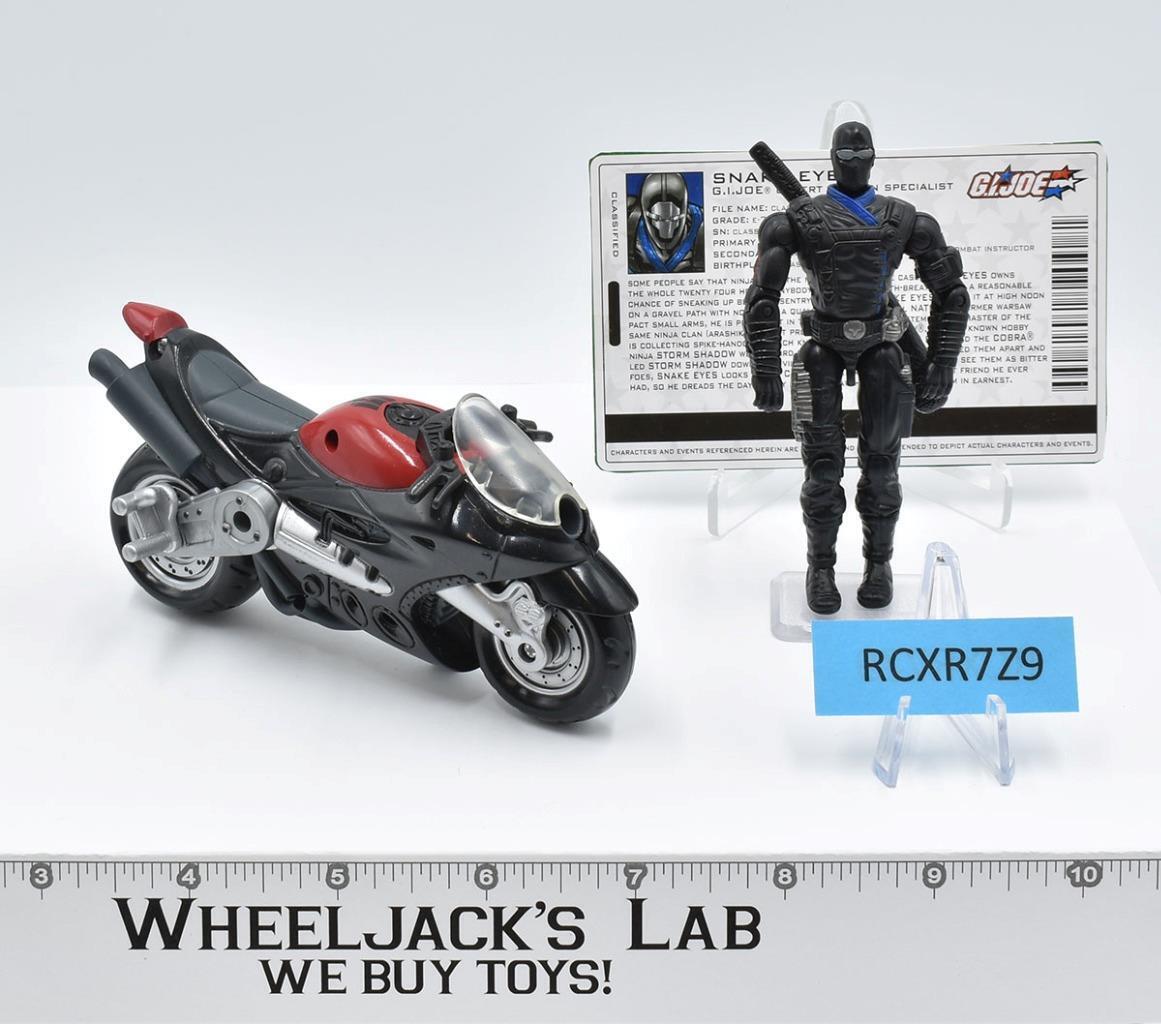 Ninja Lightning Cycle & Snake Eyes G.I. Joe 2004 Hasbro Vehicle Action ...