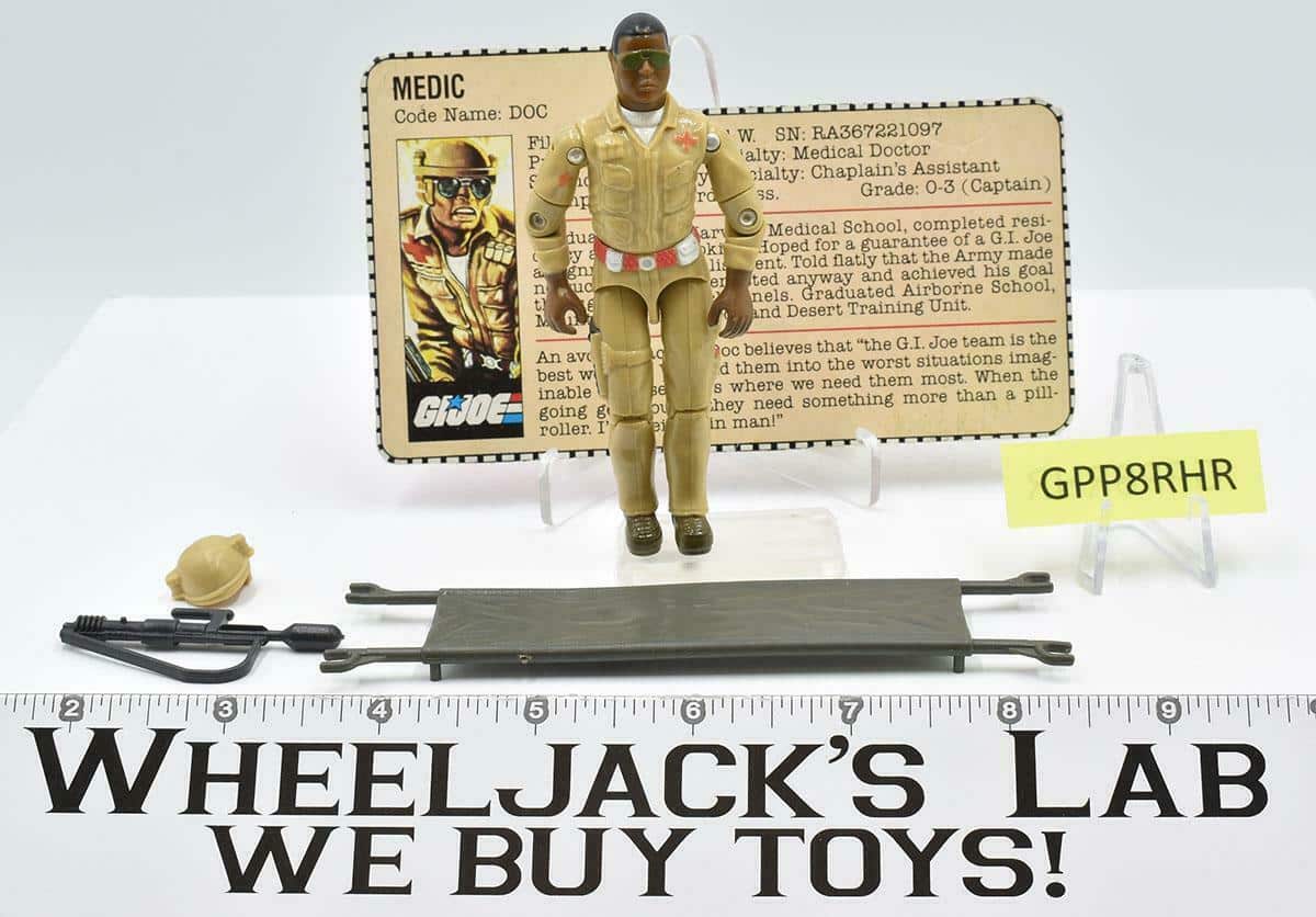 Doc V1 100% Complete GI Joe 1983 Vintage Hasbro Action Figure ...