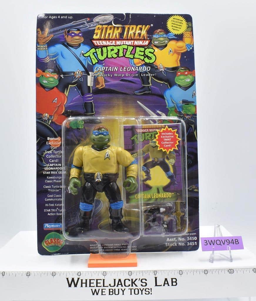 Captain Leonardo Teenage Mutant Ninja Turtle TMNT Star Trek Playmates ...