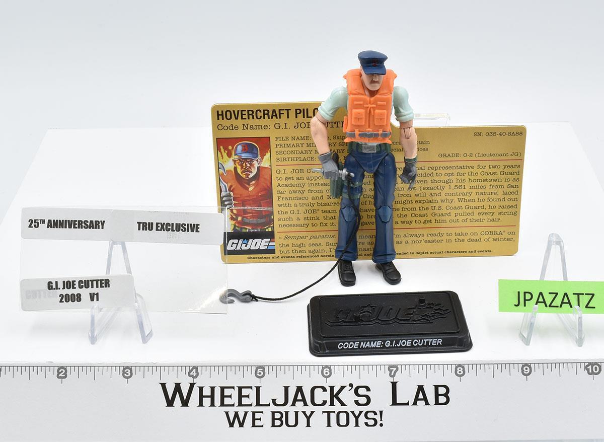 G.I. Joe Cutter v1 100% Complete GI Joe 25th Anniversary 2008 Hasbro ...