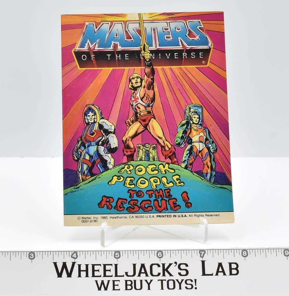 Rock People To The Rescue 1985 Mini Comic He-Man Masters of the ...