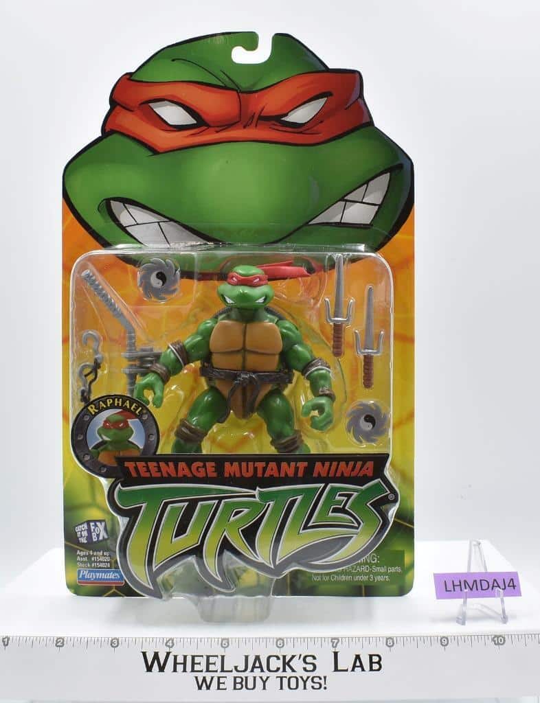 Raphael Teenage Mutant Ninja Turtles TMNT 2002 Playmates NEW MOSC ...