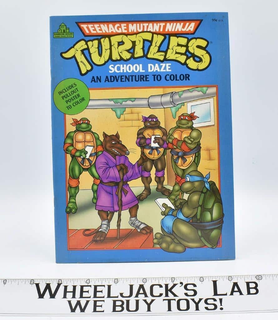 School Daze An Adventure to Color Teenage Mutant Ninja Turtles 1988 ...