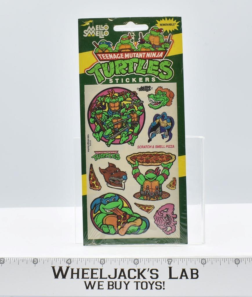 Sticker Sheet Teenage Mutant Ninja Turtles TMNT 1990 Mello Smello NEW ...
